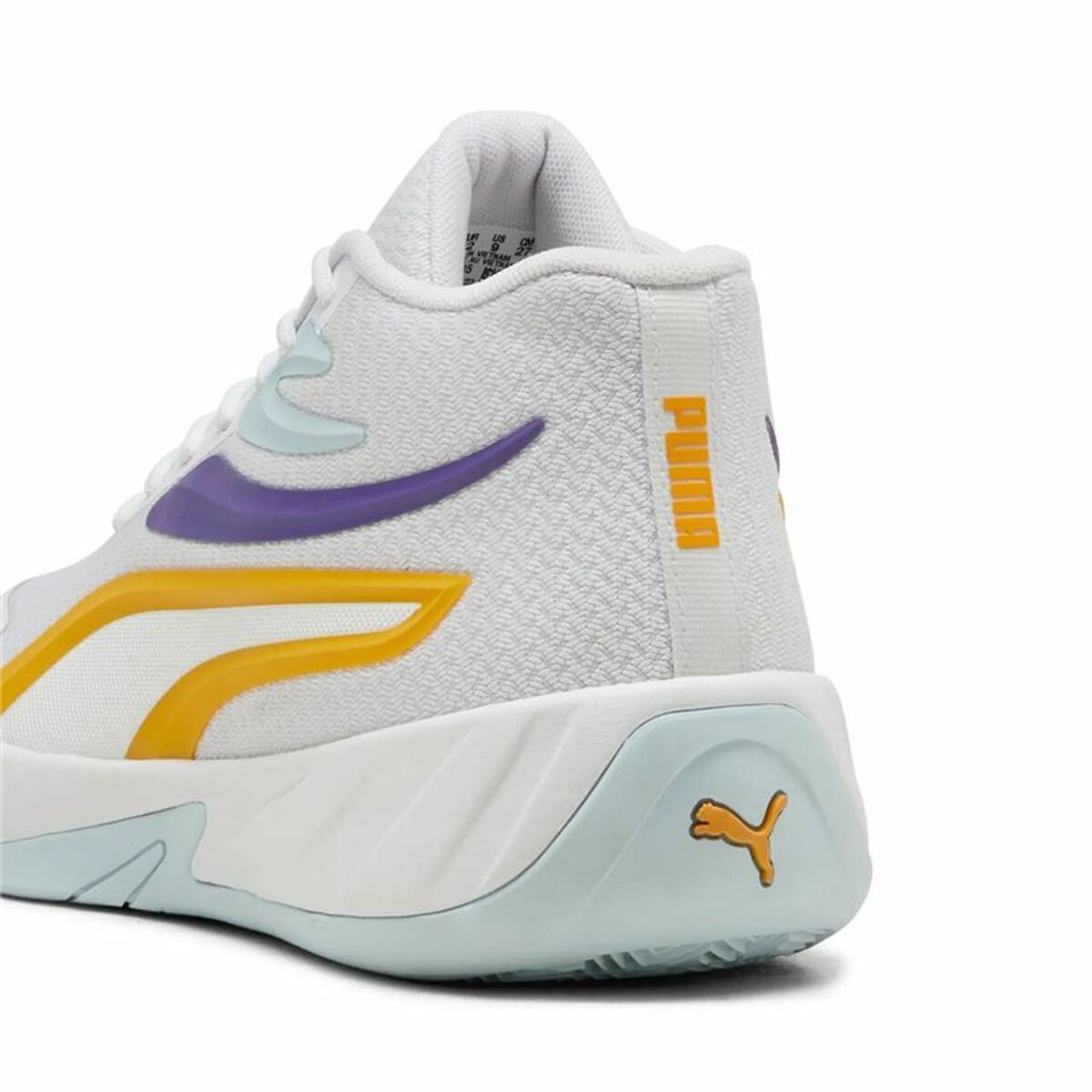Basketball Shoes for Adults Puma Court Pro White Yellow – XHAWI