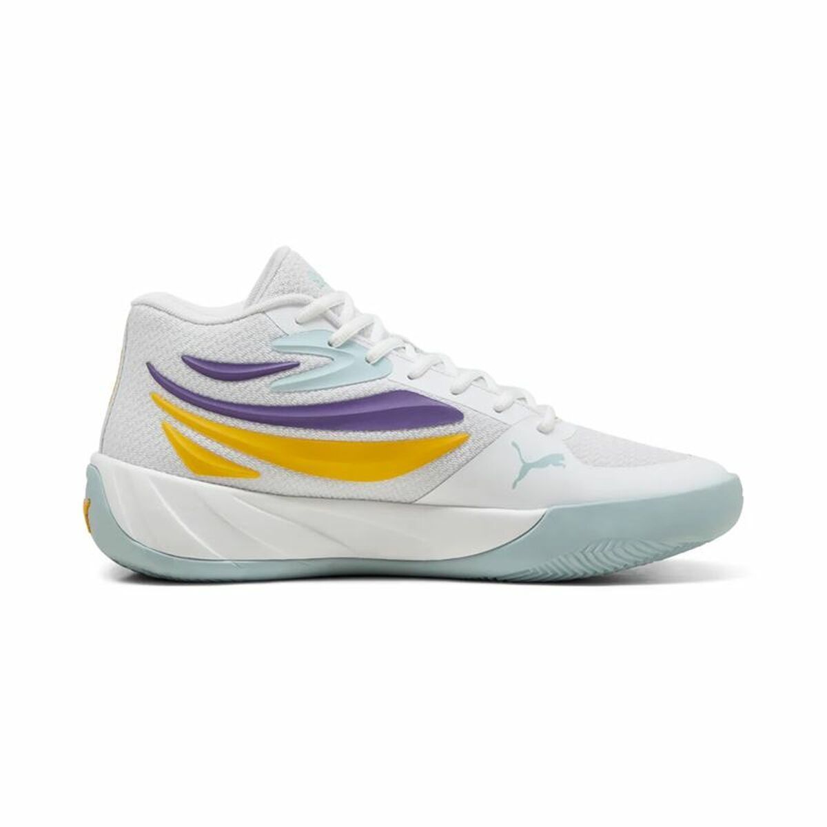 Basketball Shoes for Adults Puma Court Pro White Yellow – XHAWI