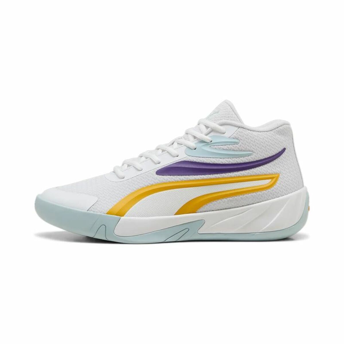 Basketball Shoes for Adults Puma Court Pro White Yellow – XHAWI